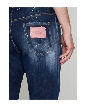 Dsquared2 Twimphony Logo Patch Distressed Jeans