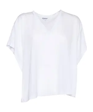 DONDUP V-neck Wide Short-sleeved T-shirt