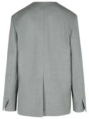 LOULOU STUDIO V-neck Double-breasted Suit Jacket