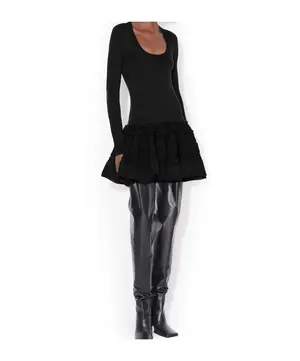 Alaïa Crinoline Knit Mini Dress