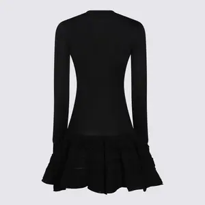 Alaïa Long-sleeved Crinoline Dress