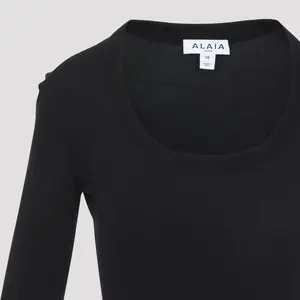 Alaïa Long-sleeved Crinoline Dress
