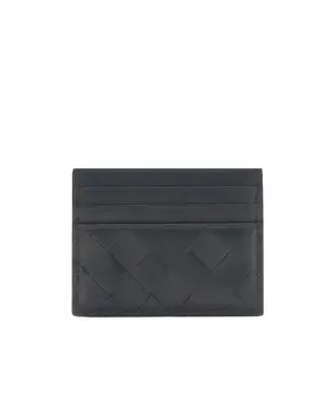 Bottega Veneta Intrecciato Credit Card Case - Black
