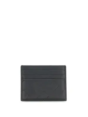 Bottega Veneta Intrecciato Credit Card Case - Black