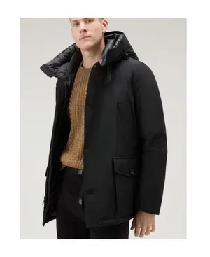 Woolrich Arctic Button-up Padded Jacket - Black