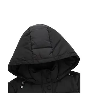 Emporio Armani Quilted Hooded Down Jacket
