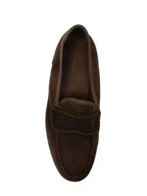 John Lobb Round Toe Loafers - Black