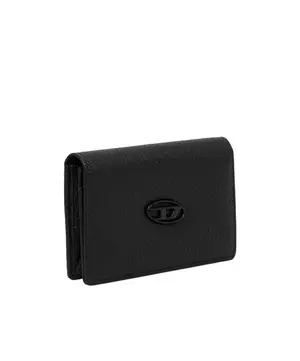 DIESEL® Logo-plaque Cardholder - Black
