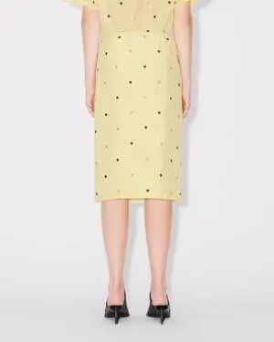 Kenzo Embroidered Straight Knee Skirt