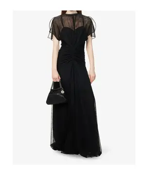 Victoria Beckham Short-sleeved Maxi Dress