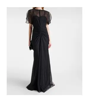 Victoria Beckham Short-sleeved Maxi Dress