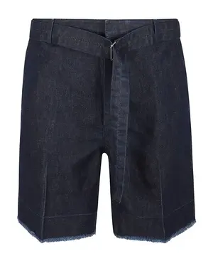 Lanvin Frayed Bottoms For Men