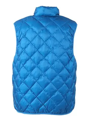 Aspesi Quilted Zip-up Gilet - Blue