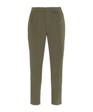 DONDUP Pleat Detailed Regular-cut Chinos
