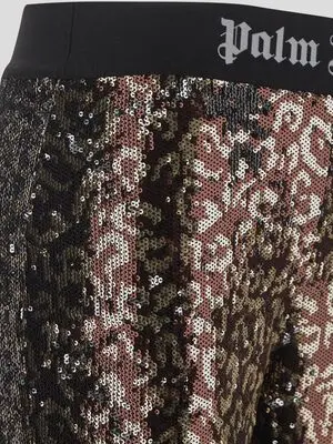 Palm Angels Sequin Embellished Flared Pants