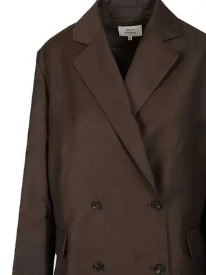 LOULOU STUDIO Double-breasted Notched Lapel Suit Jacket