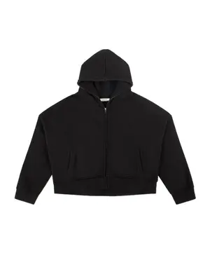 ENTIRE STUDIOS Zip-up Hooded Sweatshirt - Black