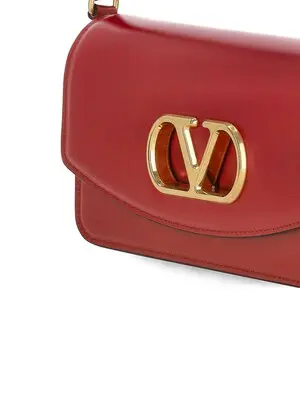 Valentino Garavani V Logo Foldover Clutch Bag
