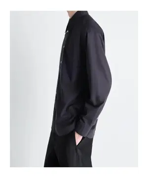 LEMAIRE Muslin Soft Shirt - Squid Ink