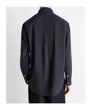 LEMAIRE Muslin Soft Shirt - Squid Ink