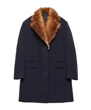 Prada Single-breasted Long Coat