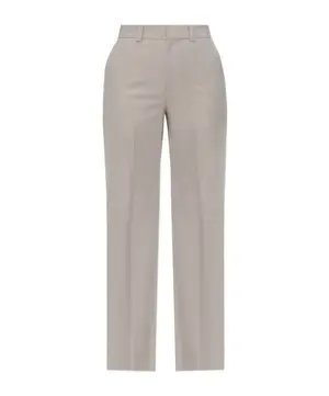 Victoria Beckham Wide-leg Trousers - Nude