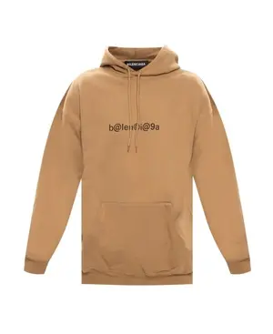 Balenciaga Logo Print Hoodie - No