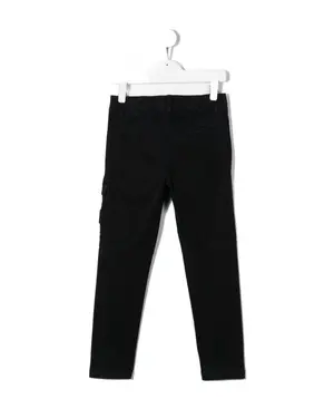 Stone Island Teen Compass-patch Cargo Trousers
