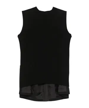 Sacai Knitted Patchwork Vest