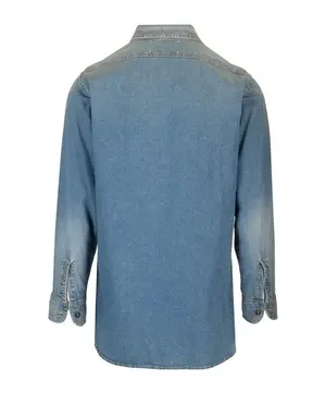 MAISON MARGIELA Collared Long-sleeve Denim Shirt