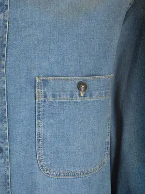 MAISON MARGIELA Collared Long-sleeve Denim Shirt