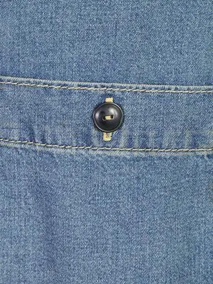MAISON MARGIELA Collared Long-sleeve Denim Shirt