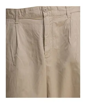 Carhartt Work In Progress Pleated Cotton Trousers - Nude