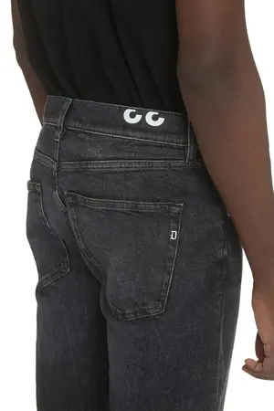 DONDUP Slim Fit Jeans With Belt Loops - Black