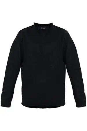 Comme Des Garçons Long Sleeve Pullover Sweater - Black