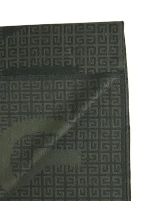 Givenchy Logo Detail Scarf - Black