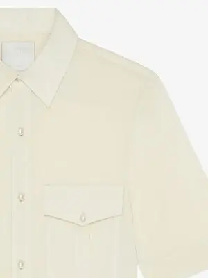 Givenchy 4g Emblem Short-sleeved Shirt