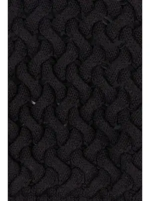P.a.r.o.s.h Cable-knit Open-weave Sweater With Cut-out Details