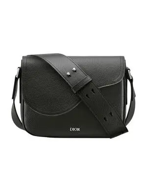 Dior Mini Saddle Shoulder Bag - Black
