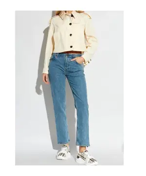 Burberry Checked Lace-up Sneakers