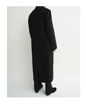 TOTEME Long Sleeve Coat - Black