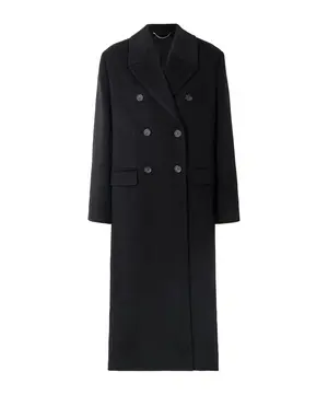 TOTEME Long Sleeve Coat - Black