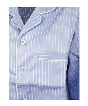 TEKLA Striped Pajamas - Blue