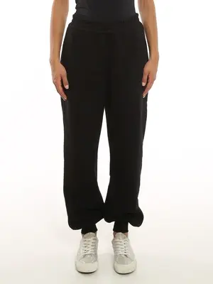 Alexander McQueen Logo Printed Jersey Joggers - Black