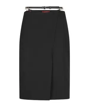 Gucci Horsebit Detail Wrap Skirt