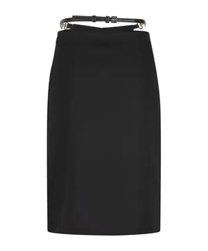 Gucci Horsebit Detail Wrap Skirt
