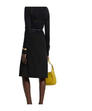 Gucci Horsebit Detail Wrap Skirt
