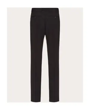 Valentino Garavani Straight Leg Tailored Trousers - Black