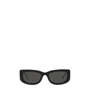 Prada Rectangular Frame Sunglasses - Black