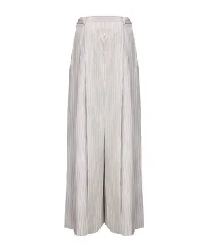 Alberta Ferretti Belted Wide Leg Pants